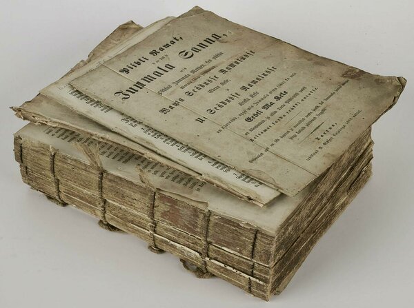 Conservation of a wood-covered Bible from 1868 – Estonian Open Air Museum